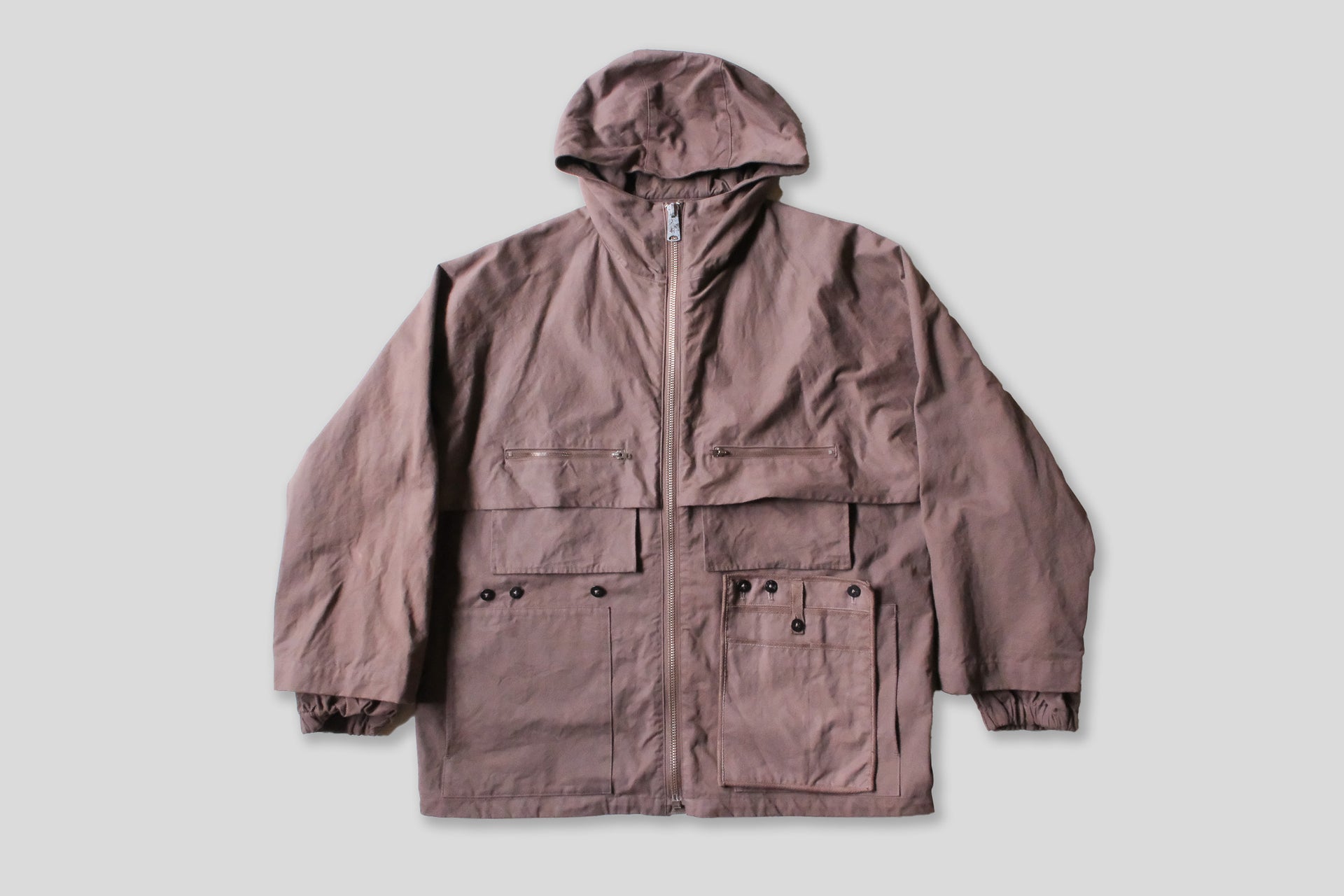 amachi. Double Layer Work Jacket - Deep Red Brown – 履物関づか 岩倉AA Online Store